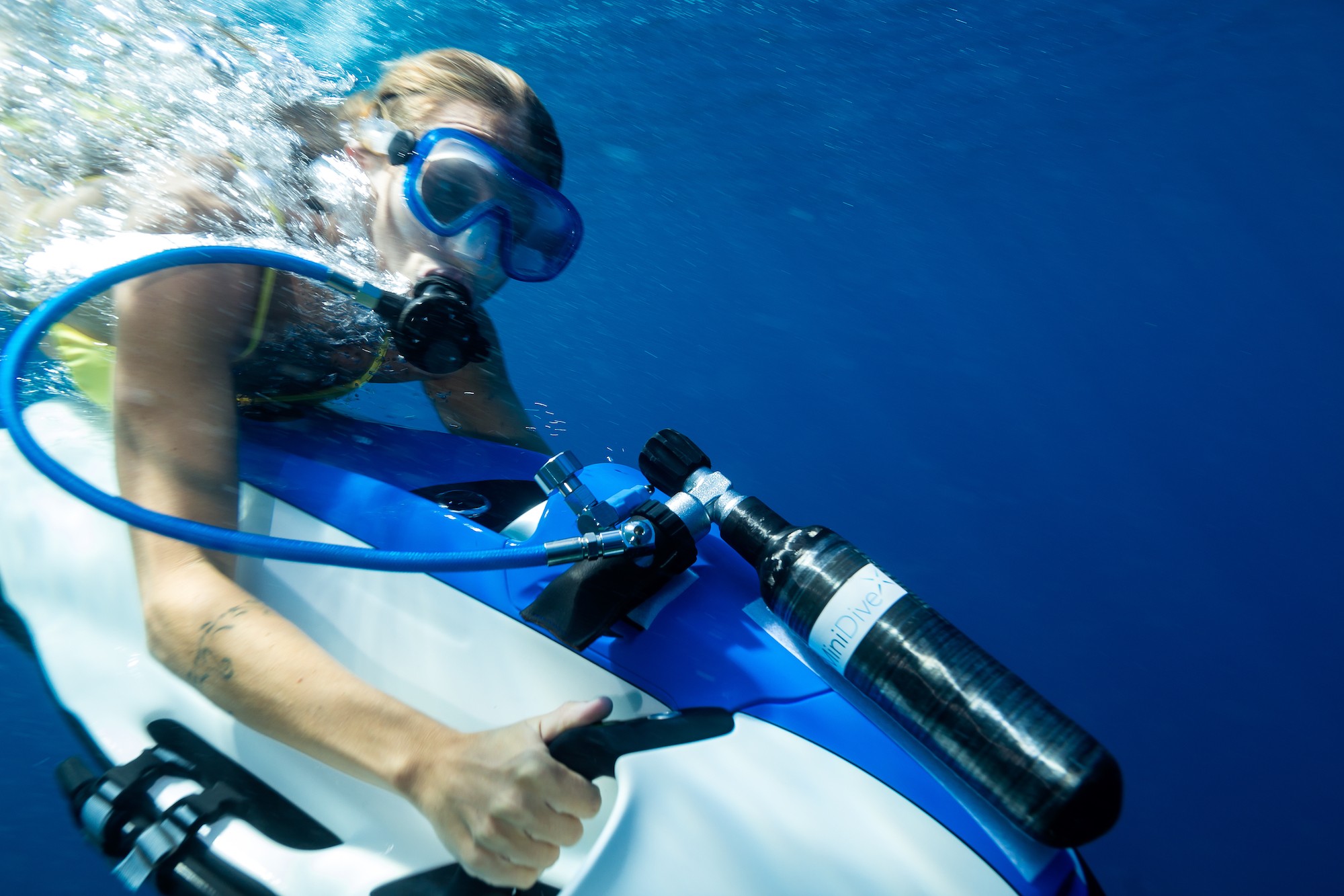 Bouteille plongée mini - Faire de la plongée sous marine