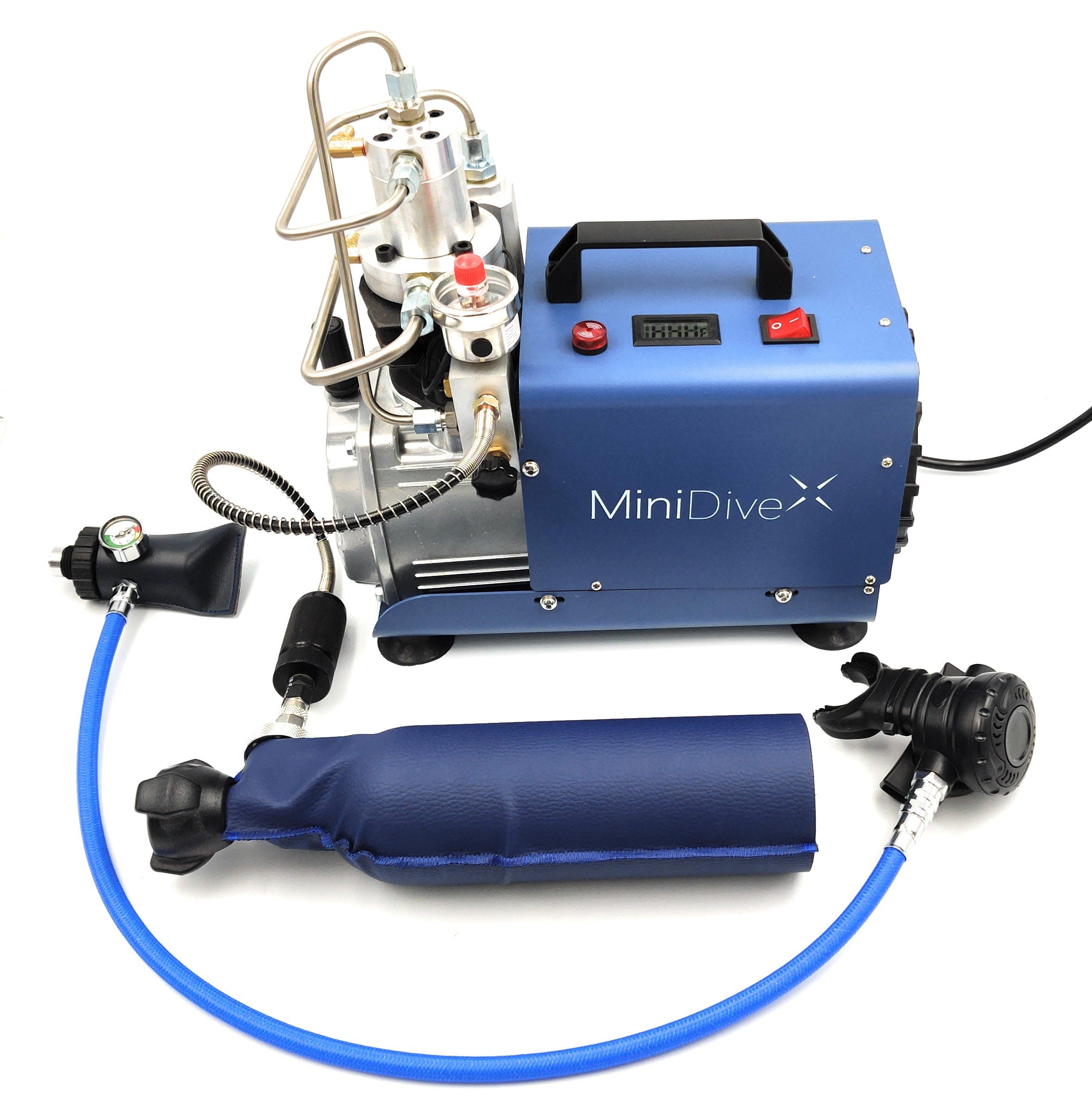 Mini Scuba Tanks For 2 Persons 30 minute - Kit with Compressor