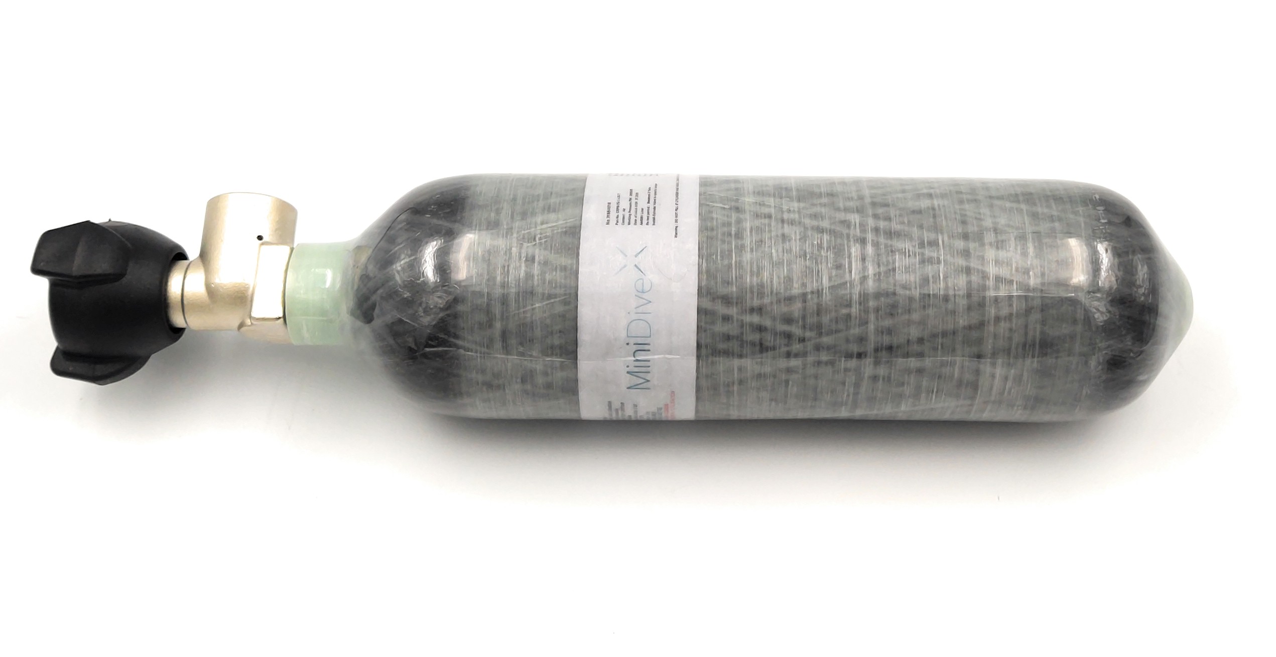 Mini Scuba Tank - Carbon Fiber - Refillable Kit - Compressor