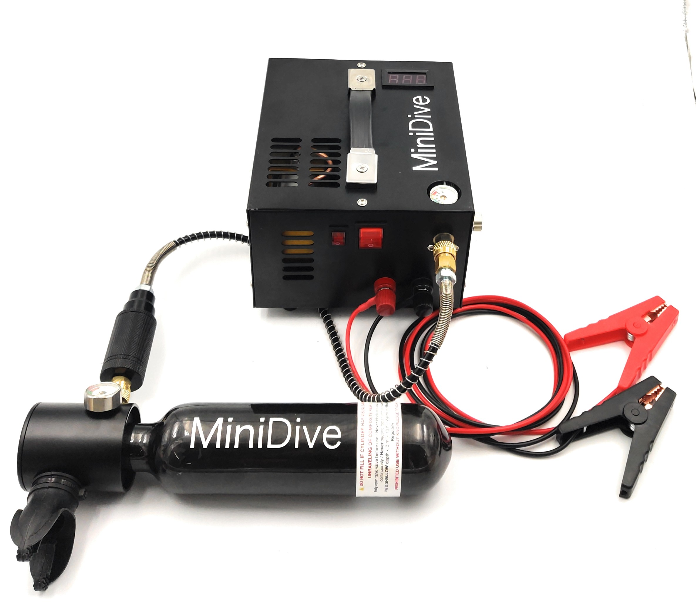 Refillable mini scuba tank - Mini scuba gear - Rebreather small