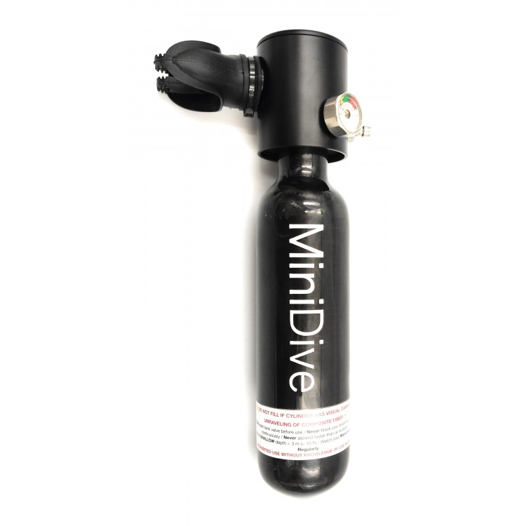 Refillable mini scuba tank - Mini scuba gear - Rebreather small