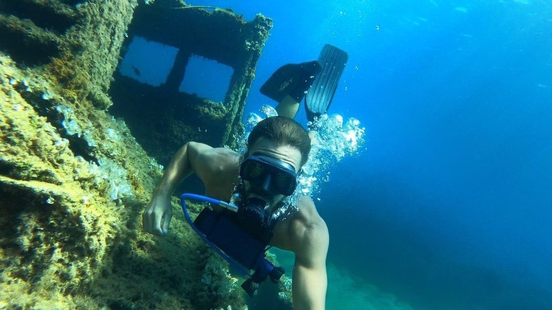 Mini Scuba Tank With Compressor 200 bar 3000 psi For Scuba Diving