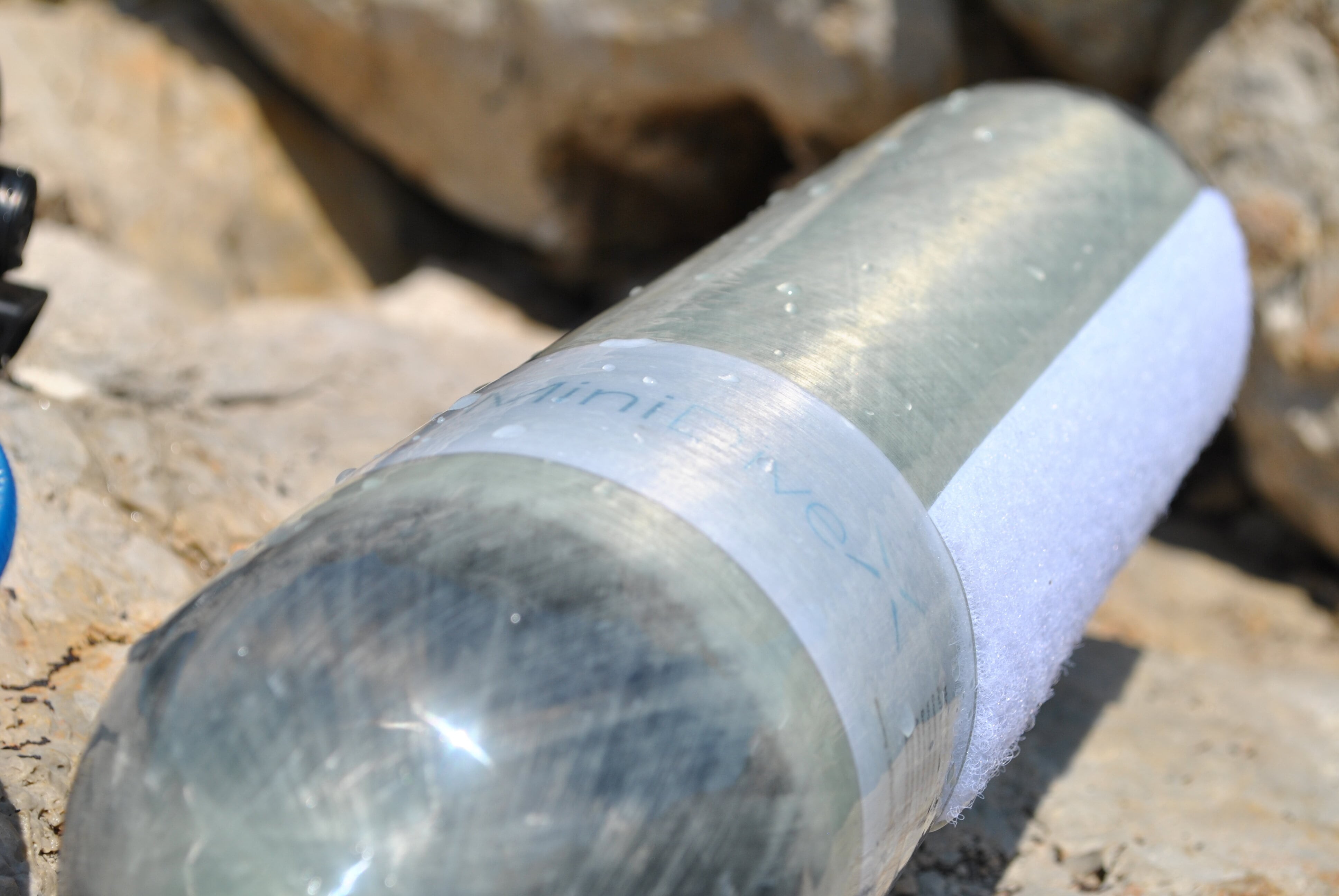 2x Small diving tank 2 L with compressor - dive portable lungs