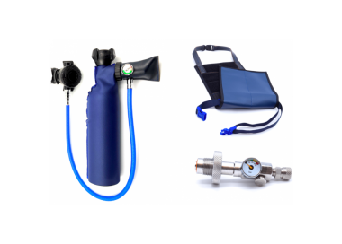 Scuba diving DIN kit 0,8 L / 50 cu in tank to breathe underwater