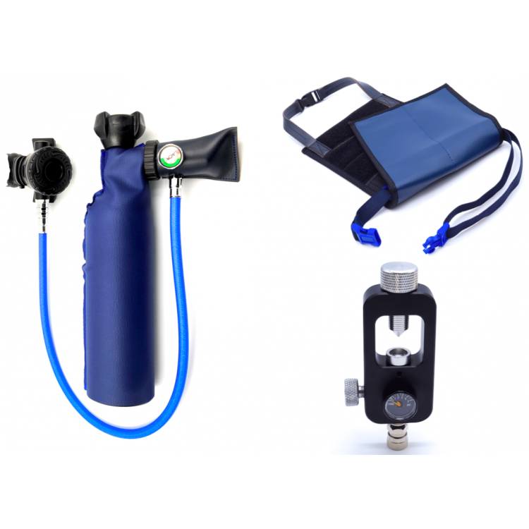 Scuba diving equipment - Mini scuba tank gear review oxygen