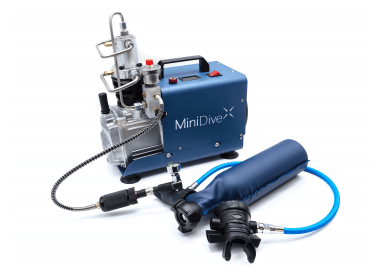 Scuba Tank Compressor with Filtering Cartridge